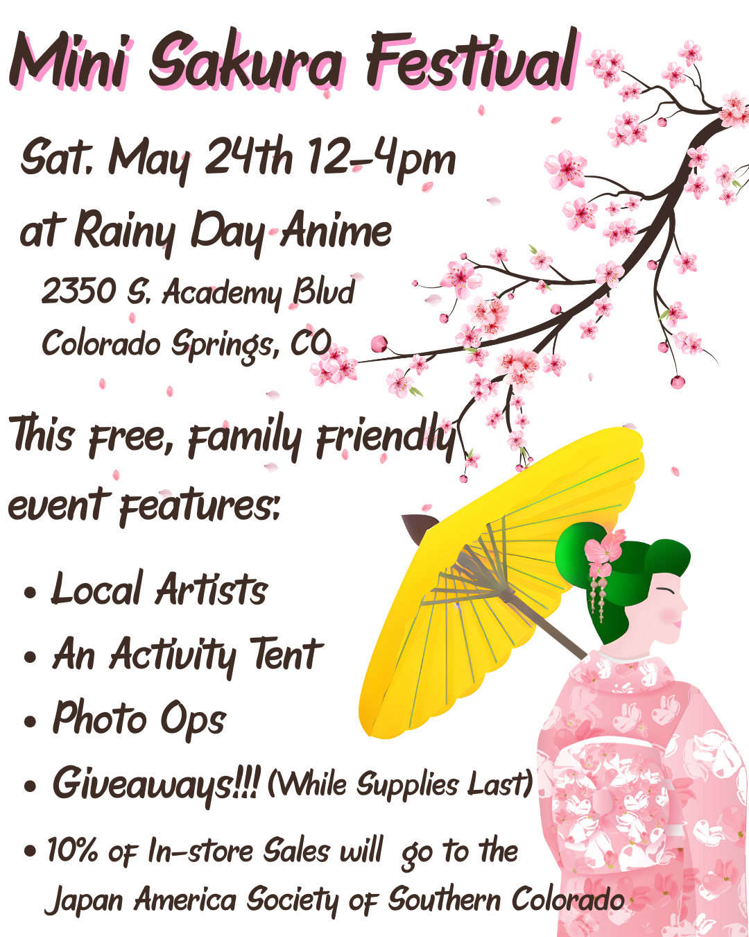 Mini Sakura Festival | Rainy Day Anime