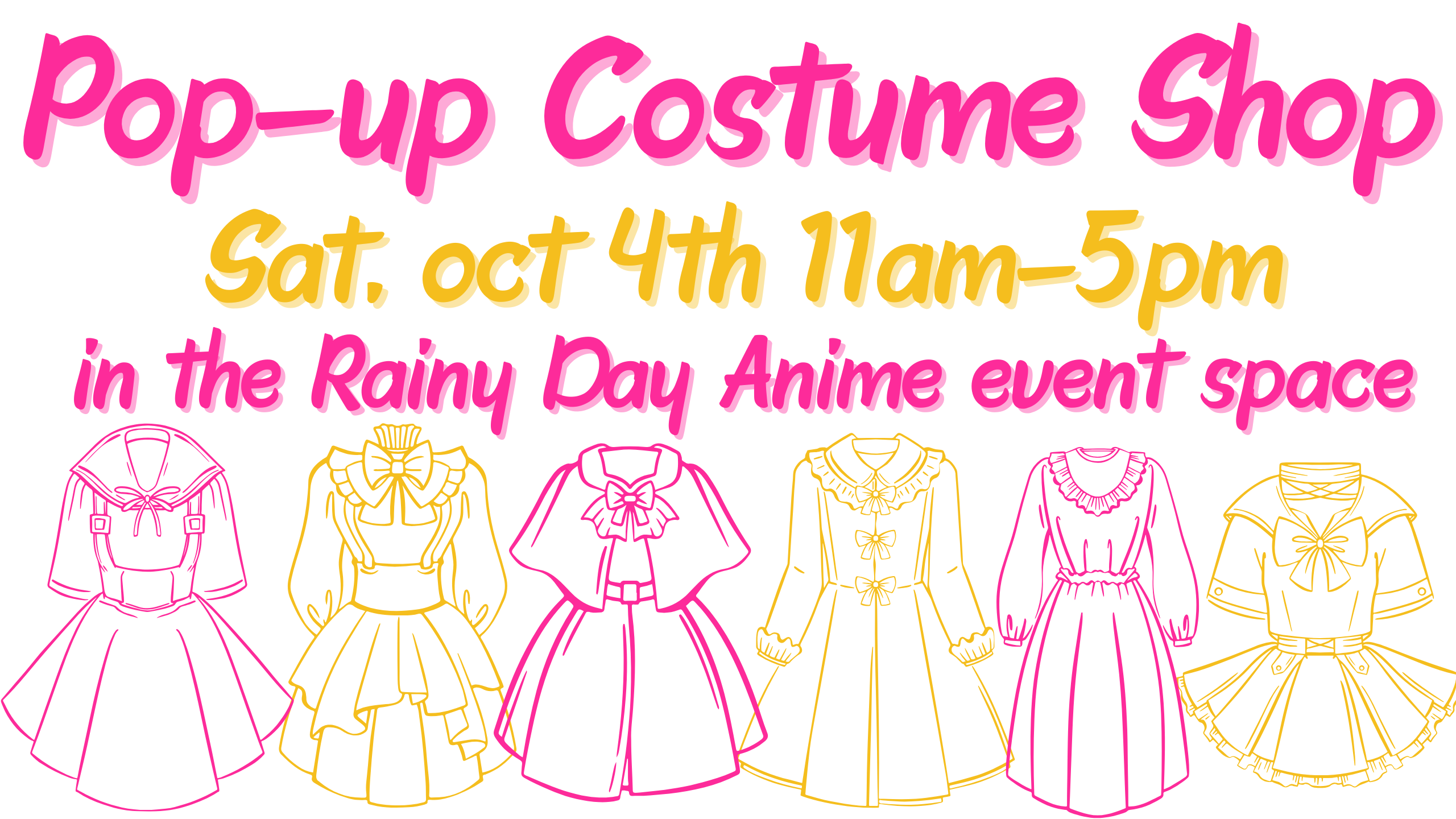 Pop up Costume Shop | Rainy Day Anime